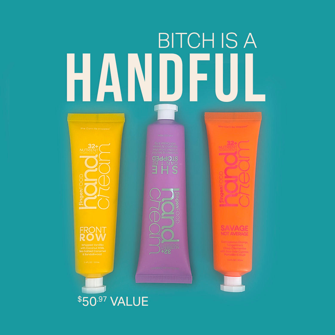 Hand Cream Intro 3 Pack | Finger Food Hand Cream | Nourishing & Scente ...